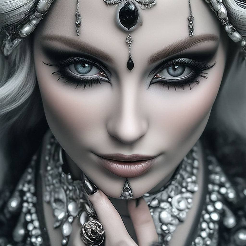 "Photo shoot, full-length, symmetrical deep expressive eyes, eyelashes ...