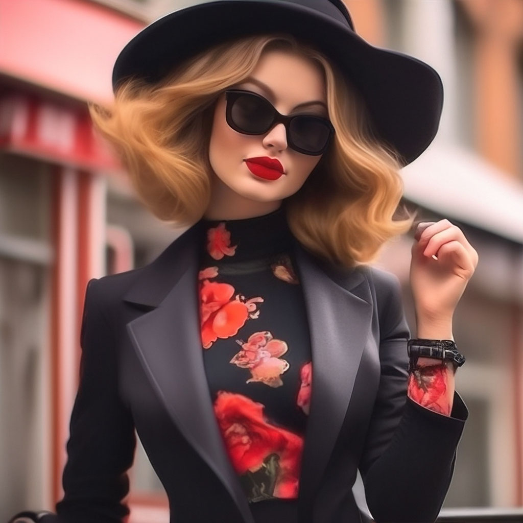 "Girl, you are so fashionable that it is not profitable for me ...