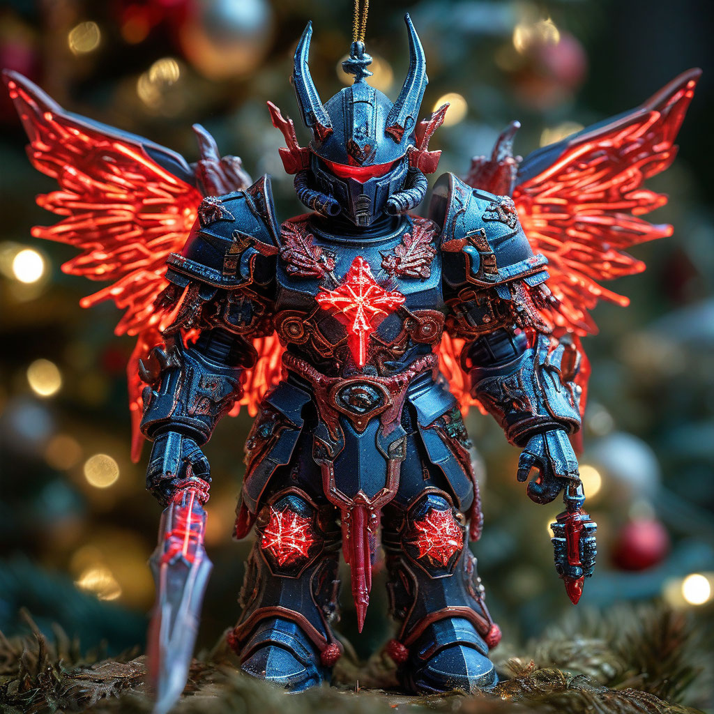 "There is an Omega Core plate on the chest, the Omega Core is a red ...