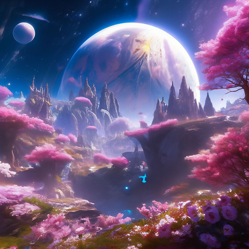 "︎ ︎ ︎ ︎ ︎ ︎ ︎ a magical fairy-tale planet where spring elves live ...