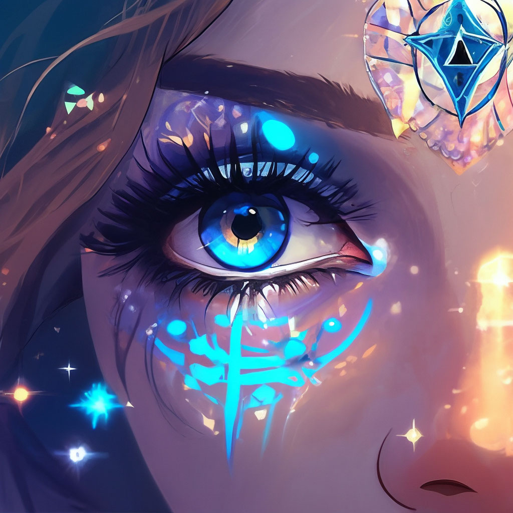 "Beautiful realistic witch runes,detailed, shimmers,sparks, symbols ...