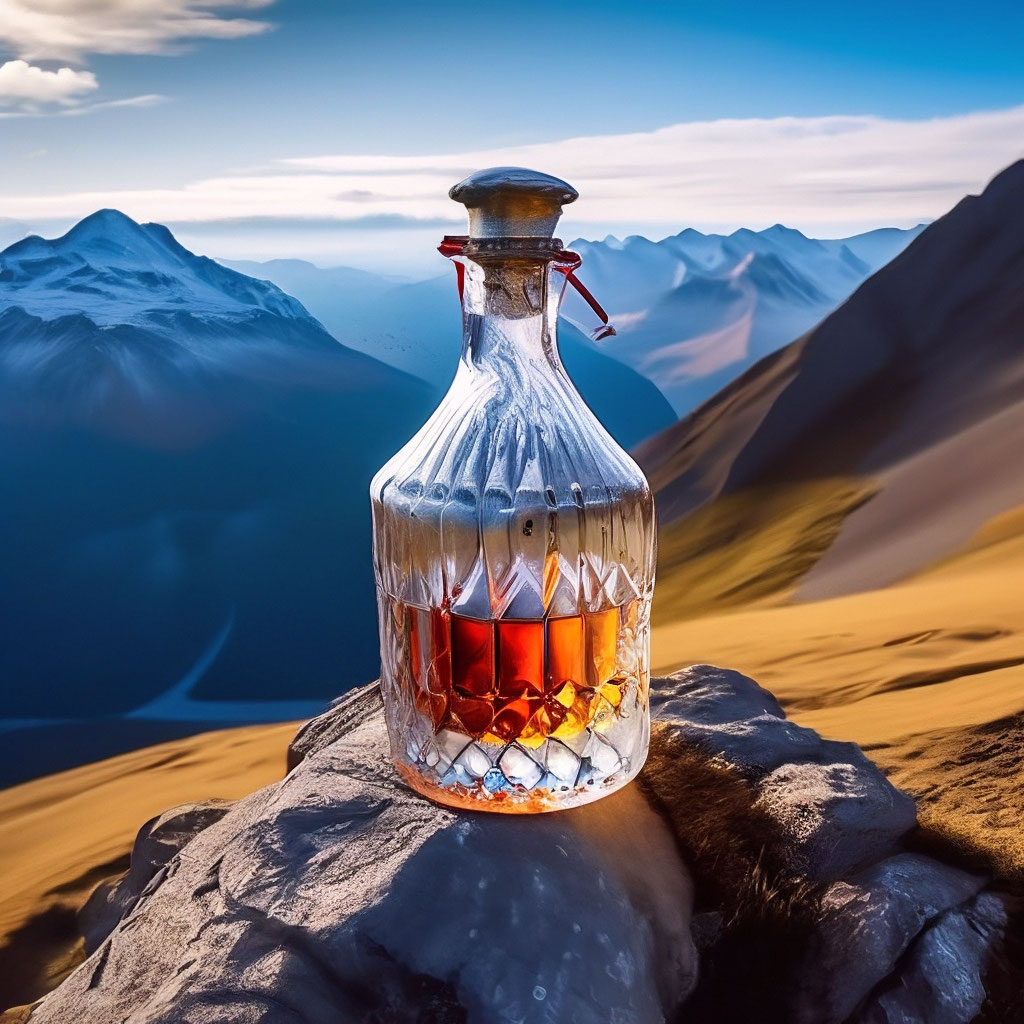 "You're coming from the mountain with a jug," — image created in Shedevrum