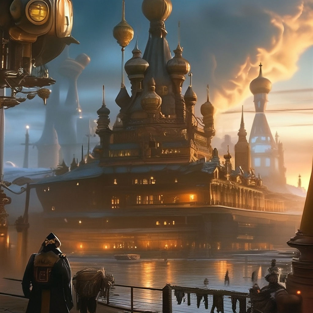 "Russia in 999999999999999999 years" — image created in Shedevrum