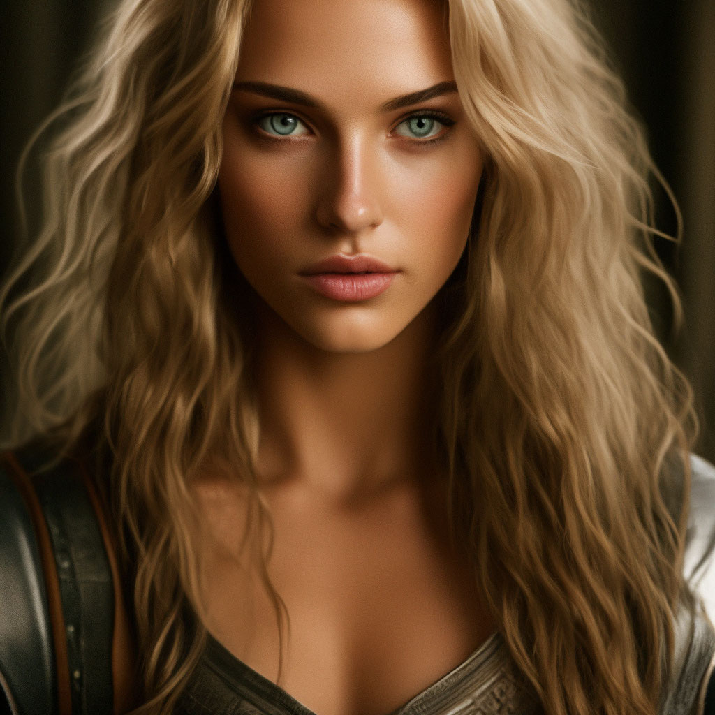 "Medieval RPG character painting, perfect symmetric eyes,gorgeous ...