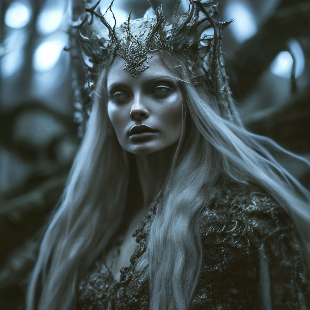 "The Twilight Elves. dark fantasy, gloomy surrealism, professional ...