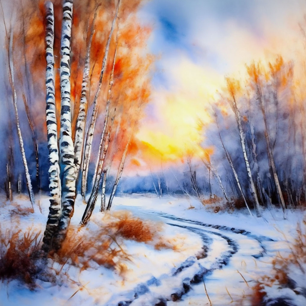 "Blizzard and blizzard, blizzard and blizzard, crackling crystal frosts ...