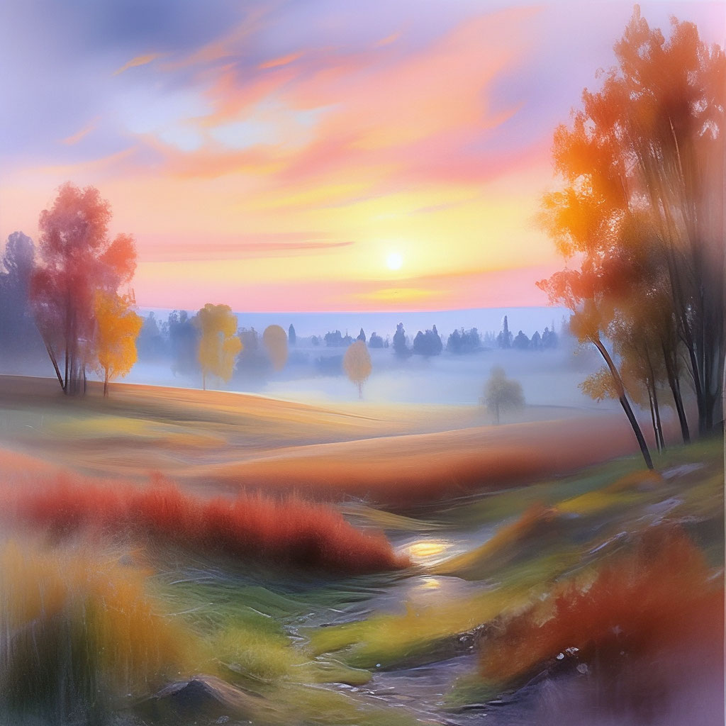 "Welcome to the virtual museum Watercolor, pastel colors, hyperrealism ...