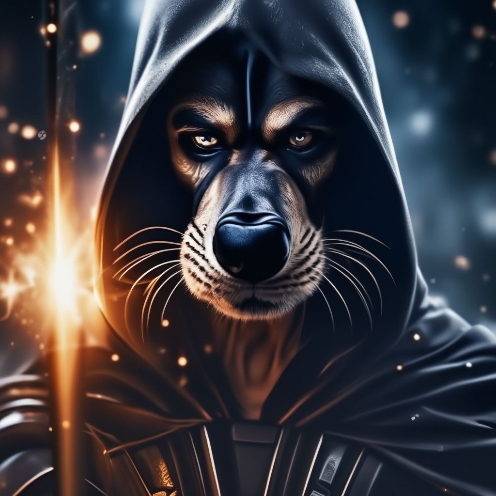 "Goofy of the Dark Side The face is very clear The smallest details As ...