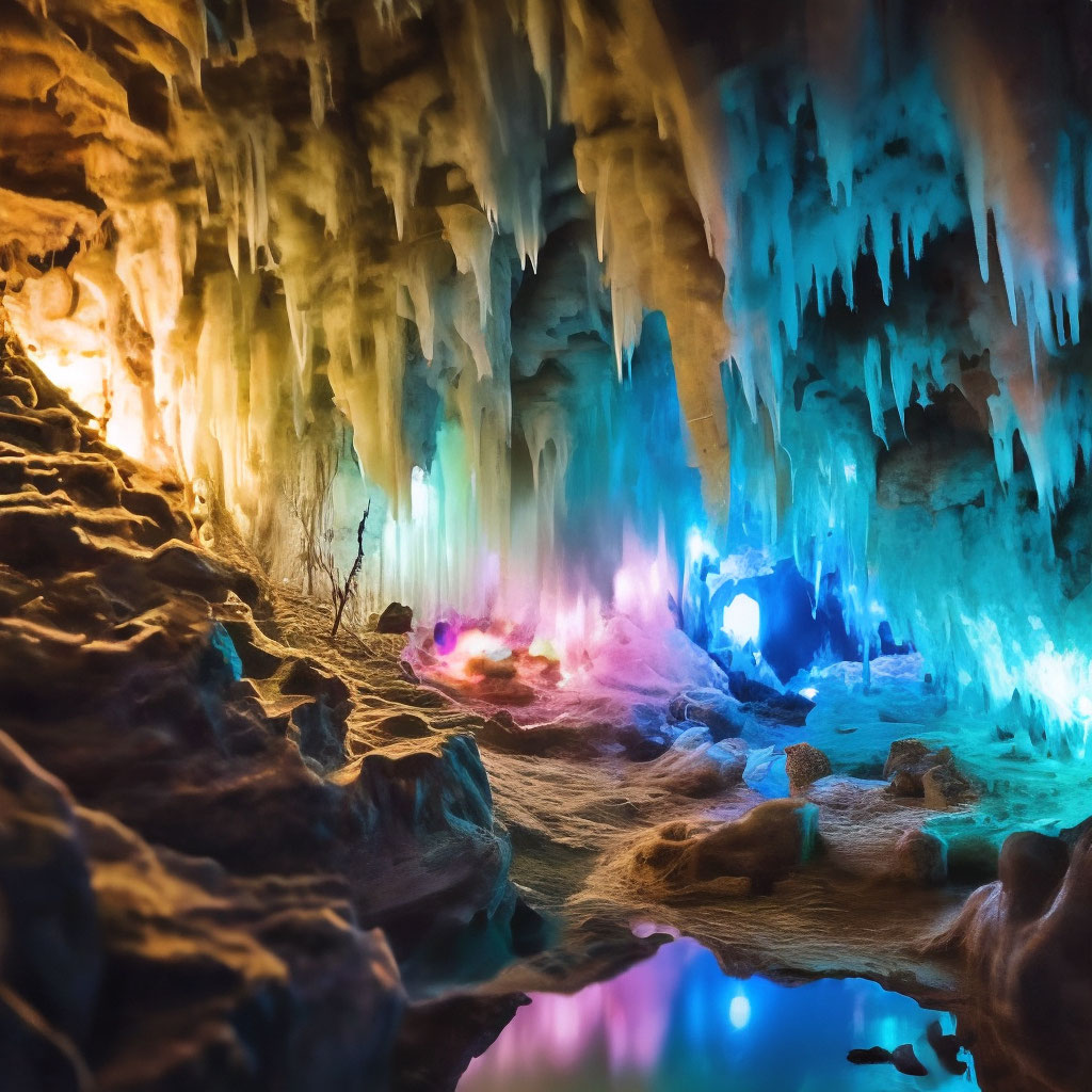 " 𝕊𝕟𝕖𝕫𝕙𝕟𝕒𝕪𝕒 𝔹𝕦𝕣𝕪𝕒 Dark cave without light, luminous crystals …" — image ...