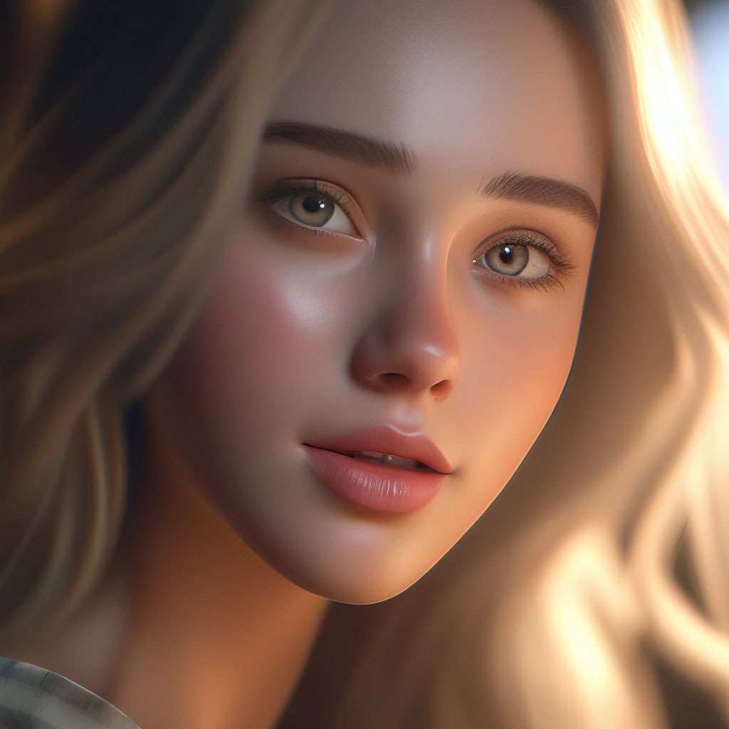 "Unrealistically beautiful girl, super beautiful, hyperrealism, super ...