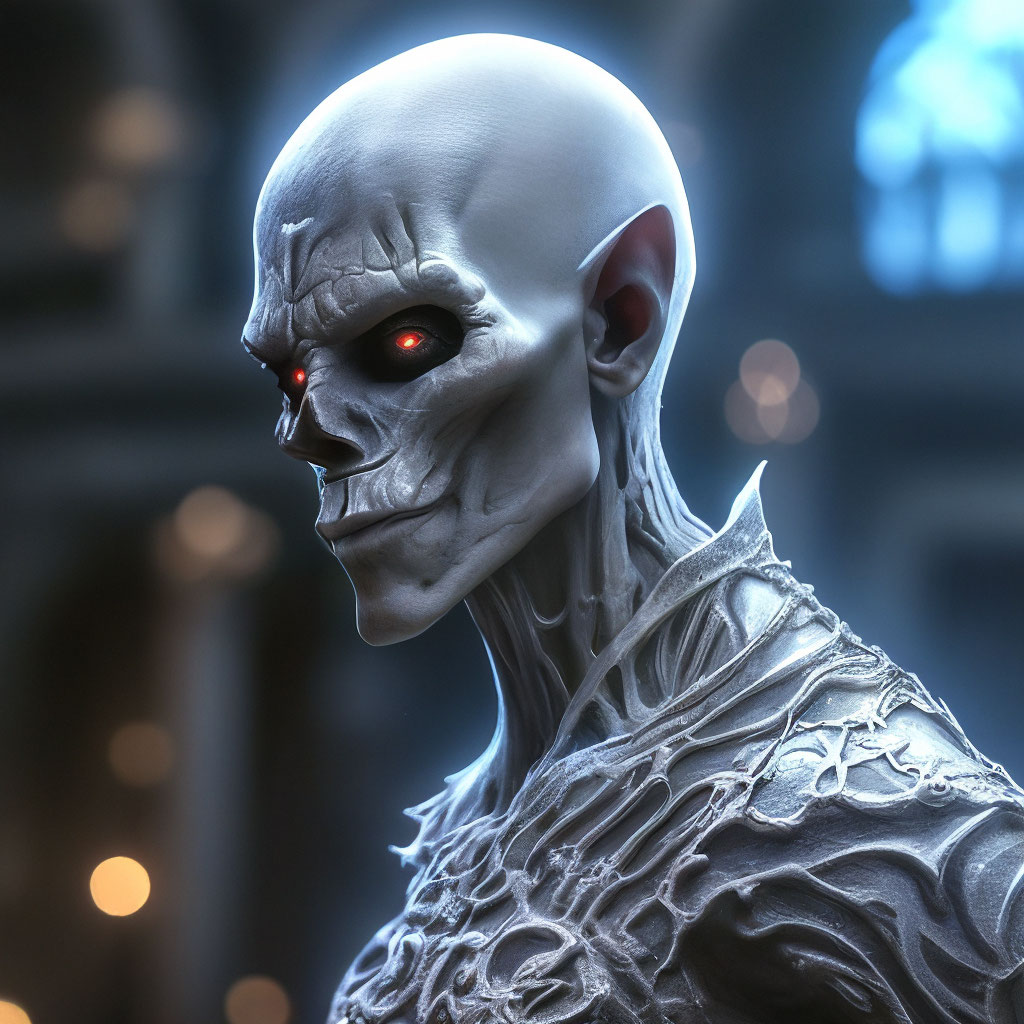 "Ghoul,realistic, high quality, detail, professional photo, background ...
