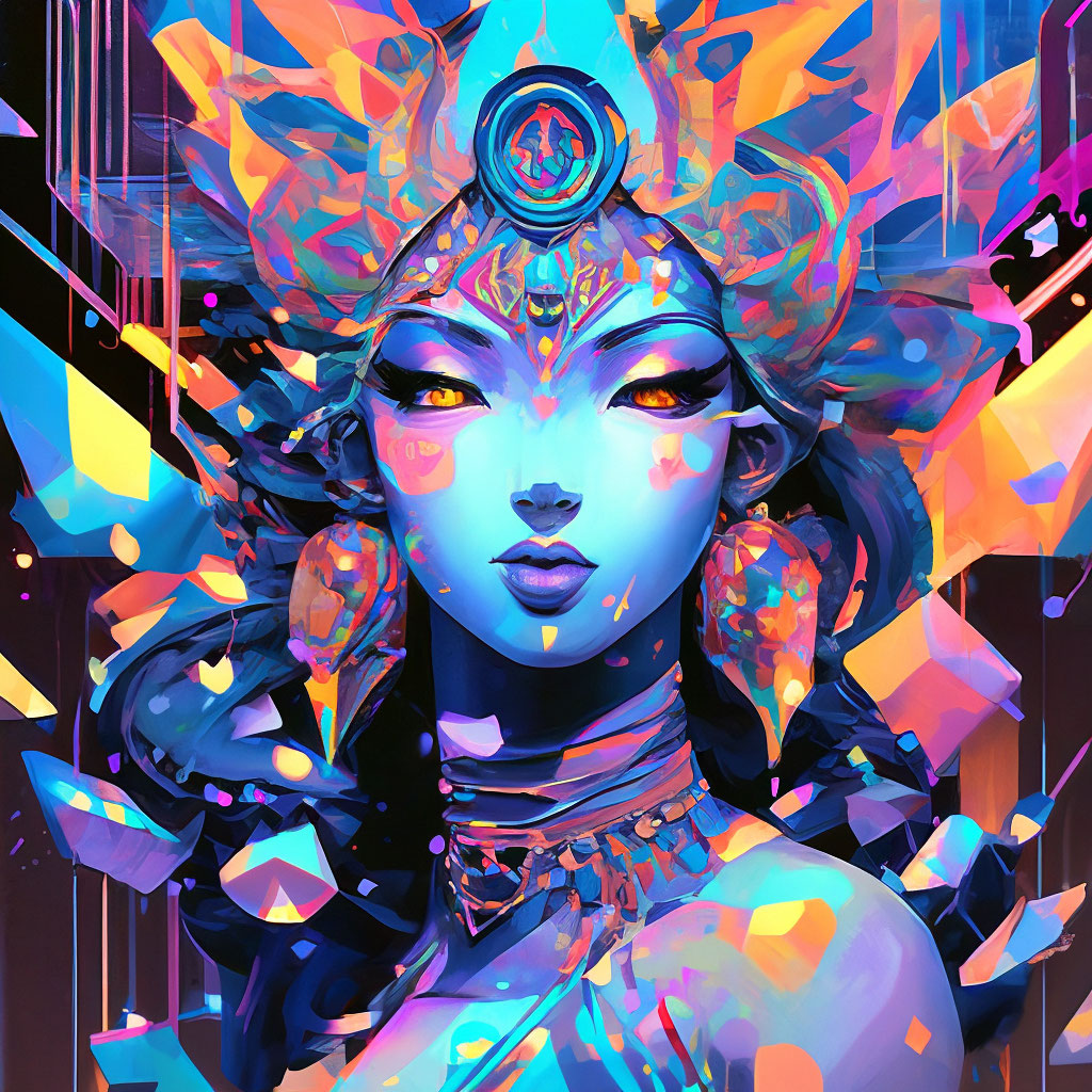 " 🏄‍♀️ Devi Bhairavi anime corrugation sketch polygonal fusion of ...