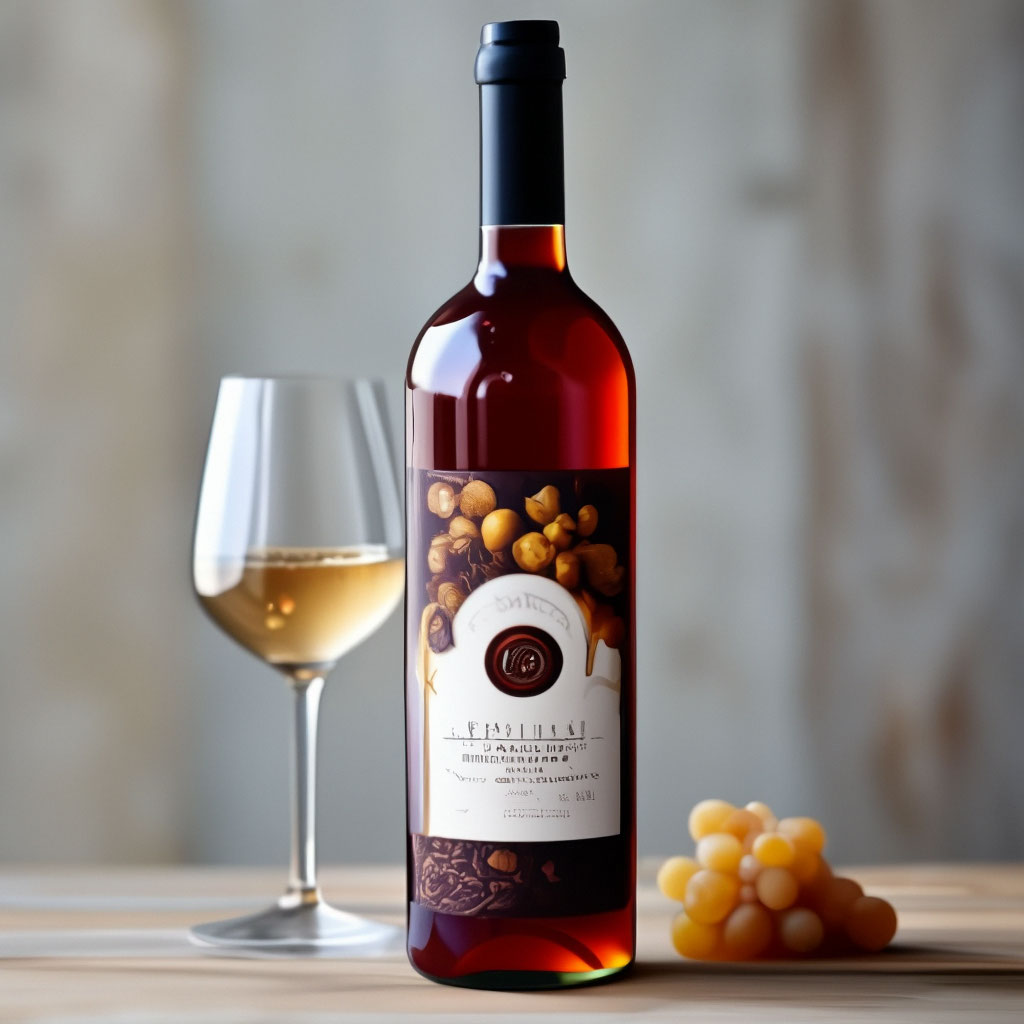 "Very dry raisin wine" — image created in Shedevrum