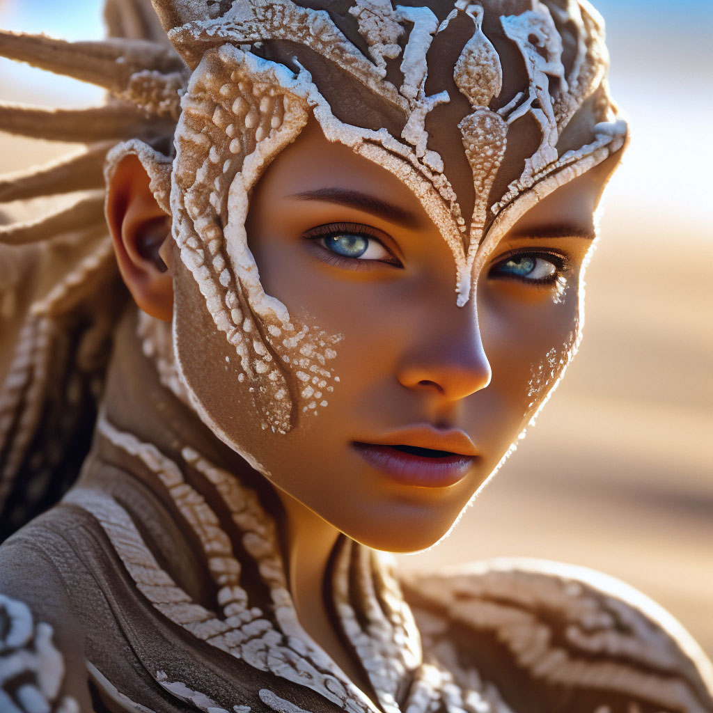 "@Tyryshkina Nadezhda. Photorealism, sand creature, in symbiosis with ...