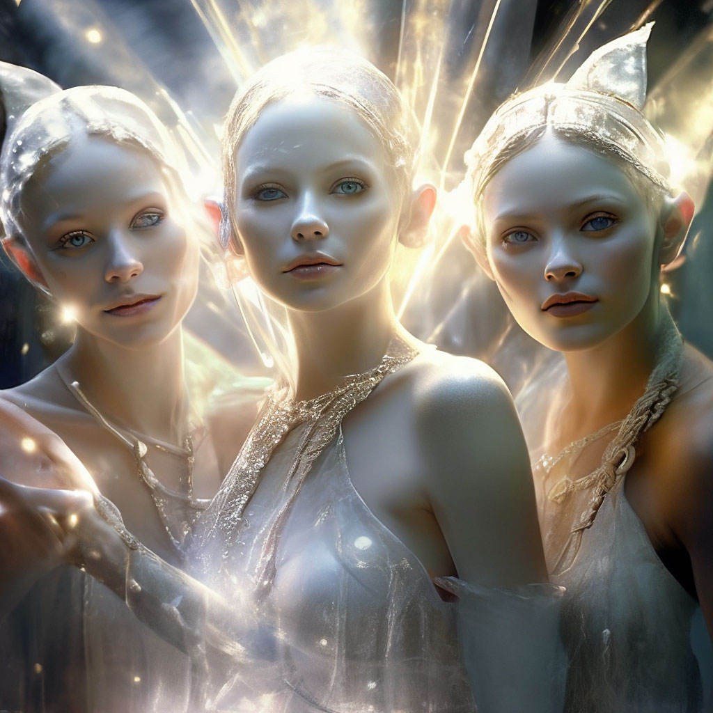 "Photo, painting on plaster with colored chalk, rays of light, hoop ...