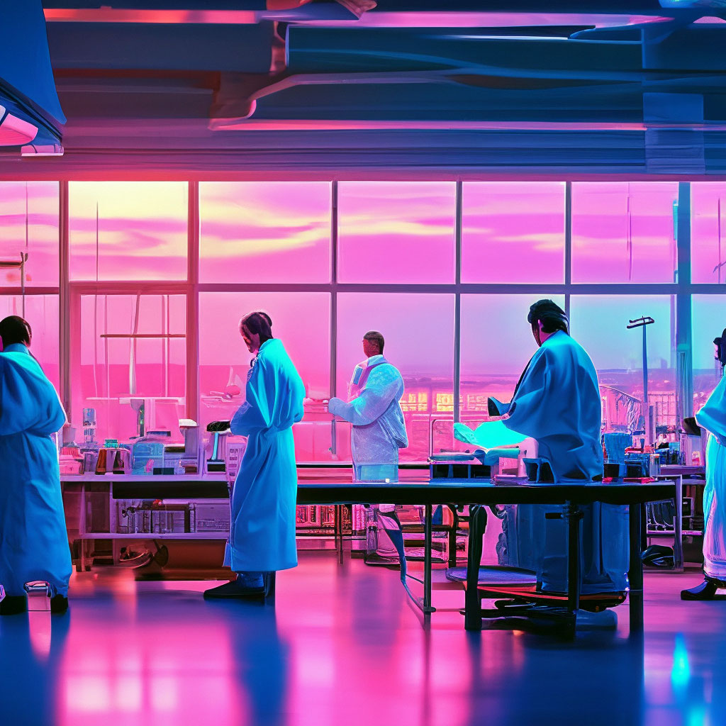 "The laboratory inside is a nuclear experiment, a large space, a lot of ...