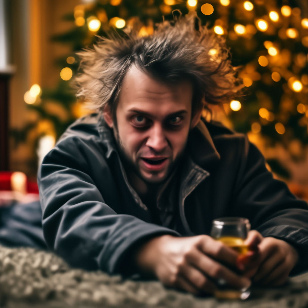"Drunk disheveled scary people under the Christmas tree are funny ...