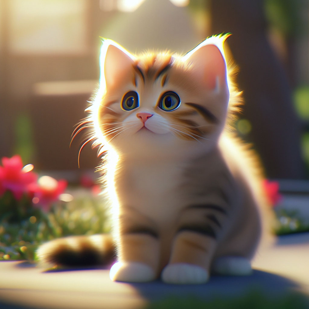 "Cute cat shailushay 4k" — image created in Shedevrum