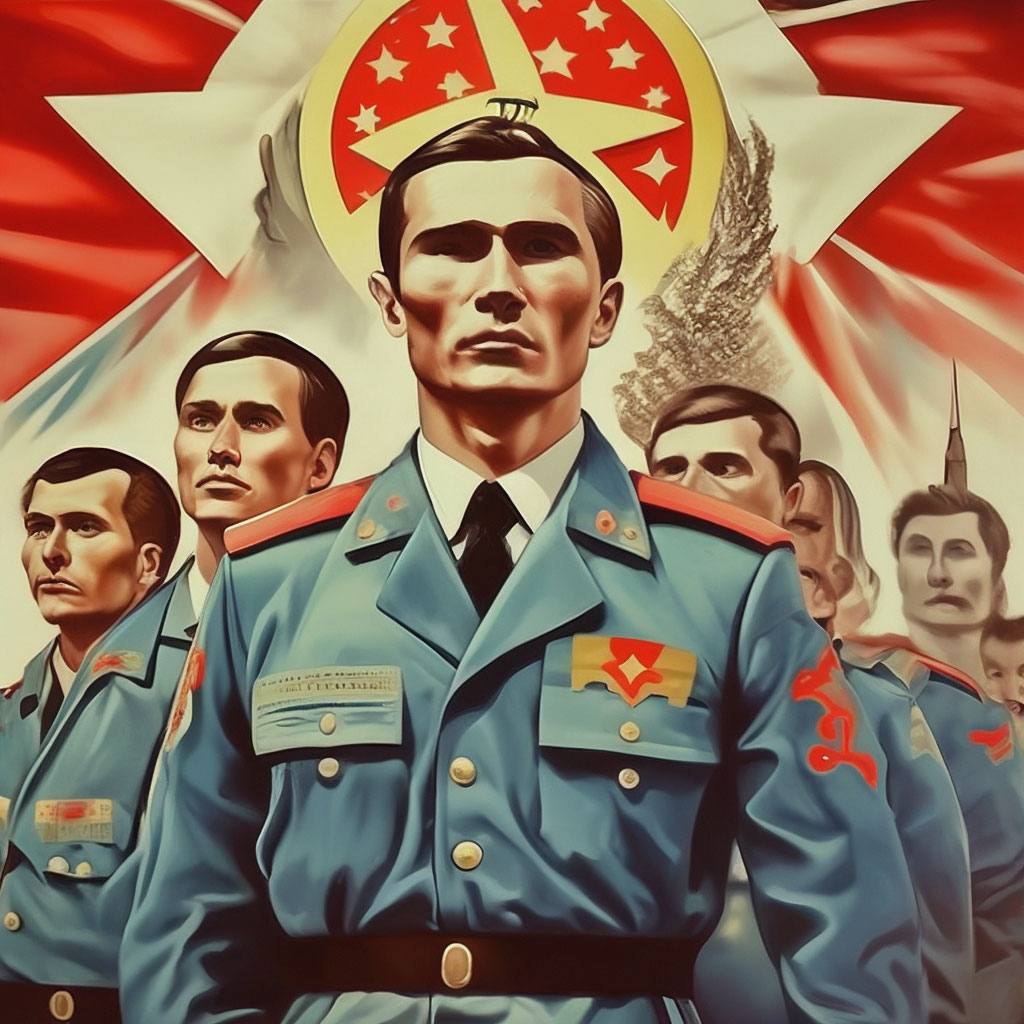 "Soviet poster about conscription.Plokat of the USSR. Communism ...