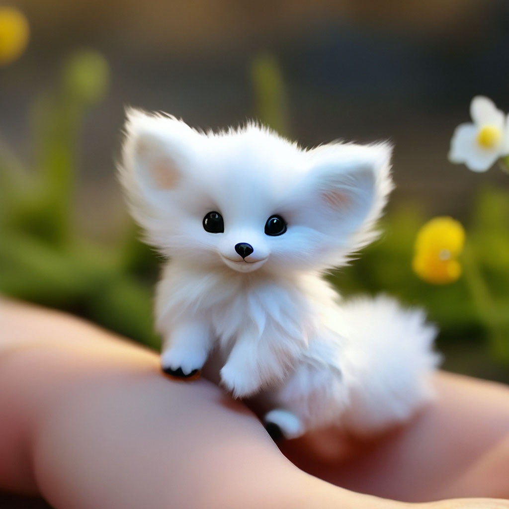 "A tiny draper very realistic tiny cute kind spectacular fantastic ...