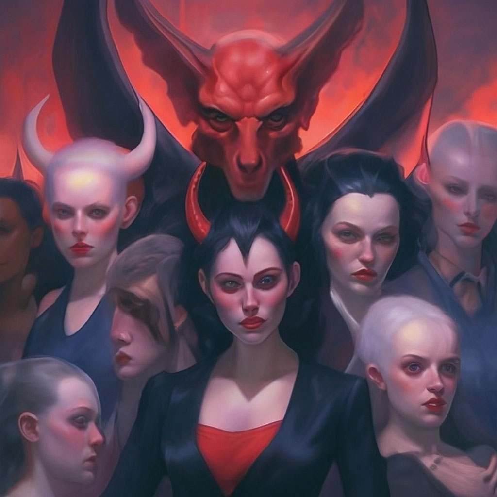 "Confused demons. Female individuals. We all know them." — image ...