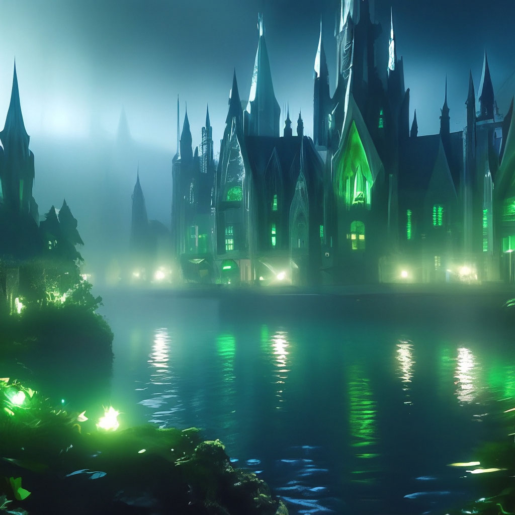 "The lake in the emerald city is blue, everything is made of emerald ...