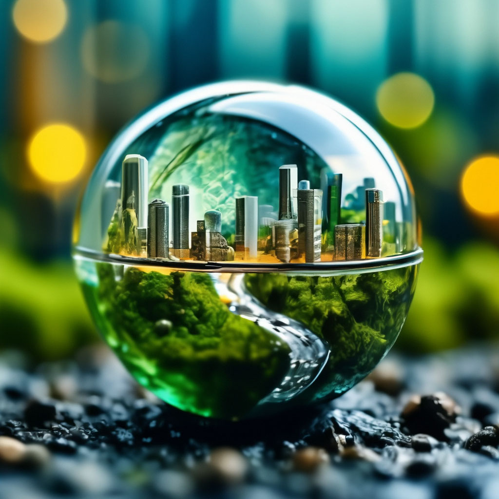 "In a glass, the city is green, you're just from a distant planet ...
