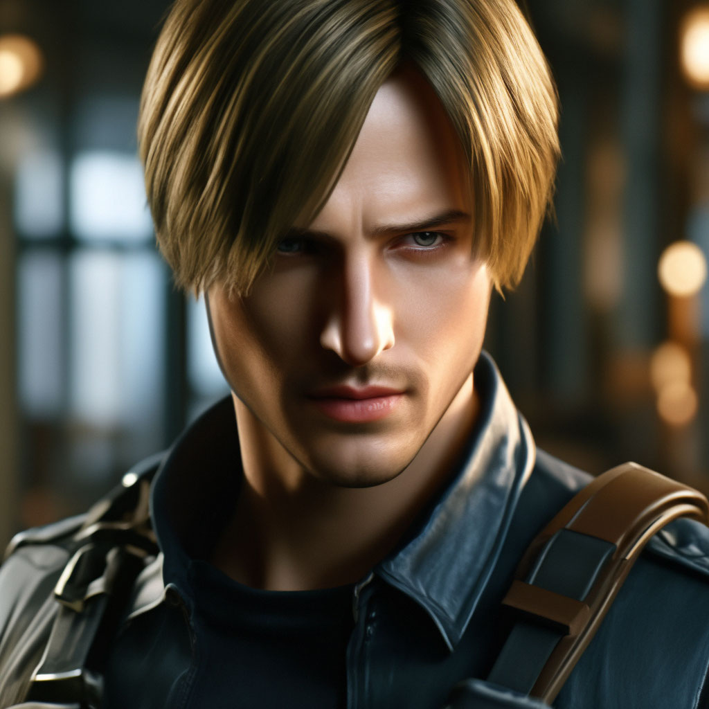 "Leon, Resident Evil, aesthetically pleasing, beautiful, realistic ...
