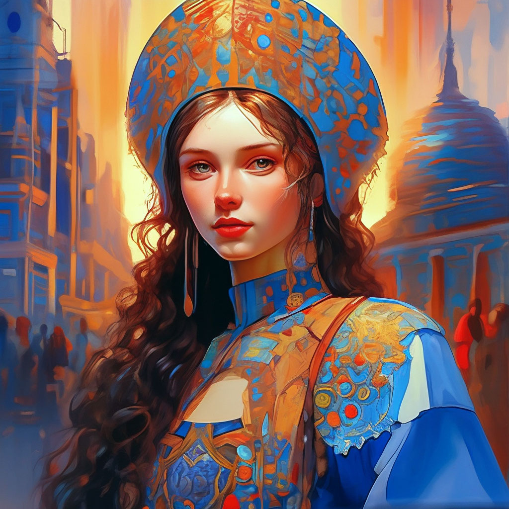 "Deep Russia,watercolor, aesthetically pleasing, beautiful, realistic ...