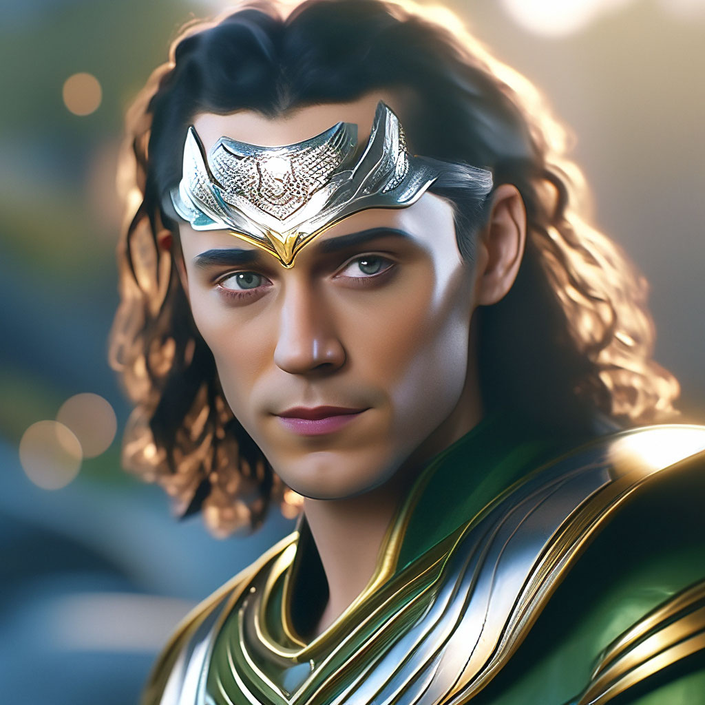 "Loki , ultra realistic, 4k , portrait, Bokeh mode" — image created in ...