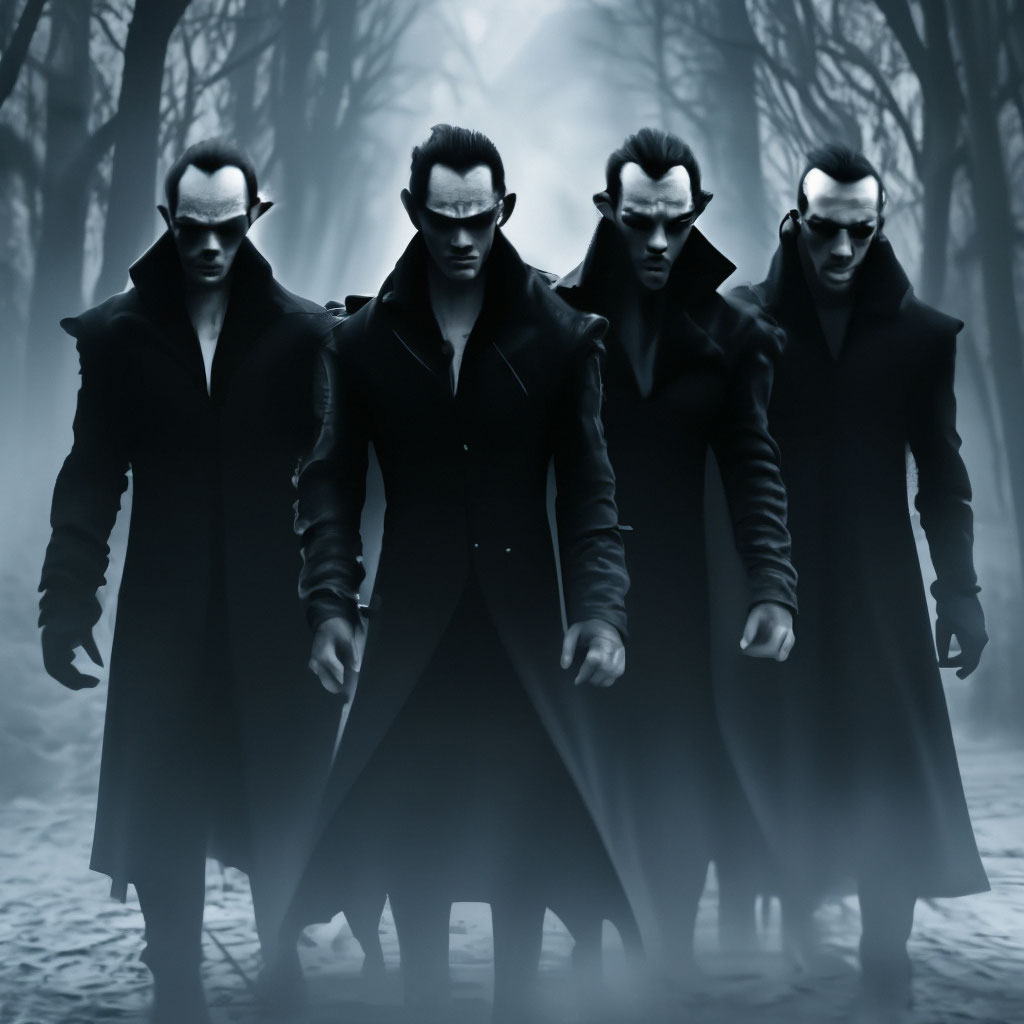 "Real ghouls, four vampires, three humans and a fourth Nosferatu ...