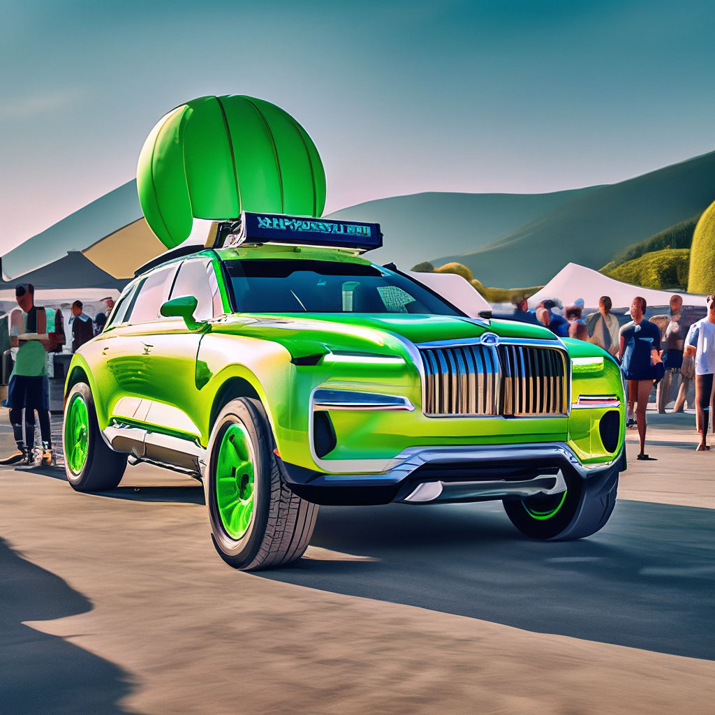 "A bright day of radiance and rejoicing, a new generation car in a ...
