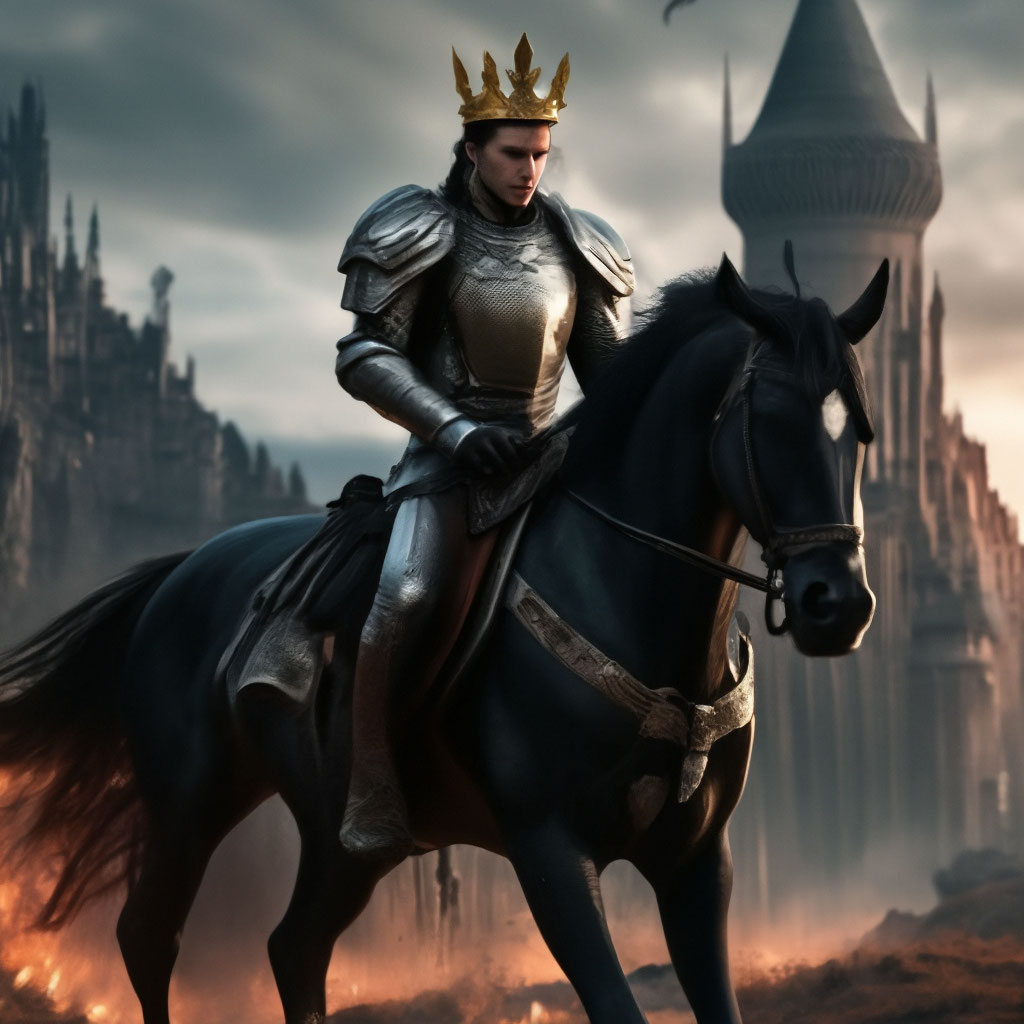 Fantasy Prince On Horse