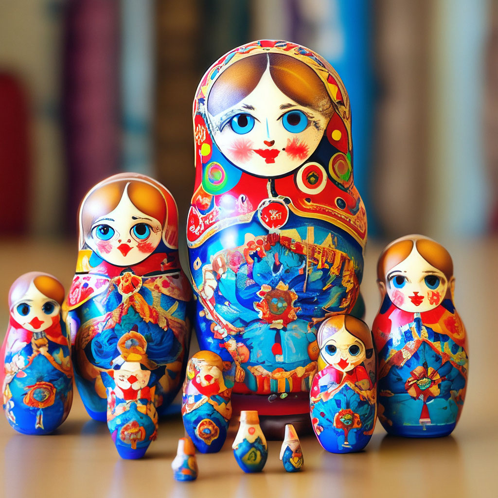 "Matryoshka" — image created in Shedevrum