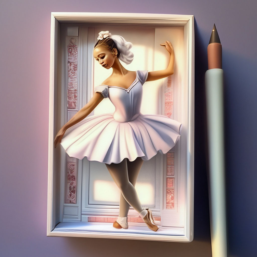 "Arabesque. Prima ballerina as on a music box Sad eyes, wrinkles ...