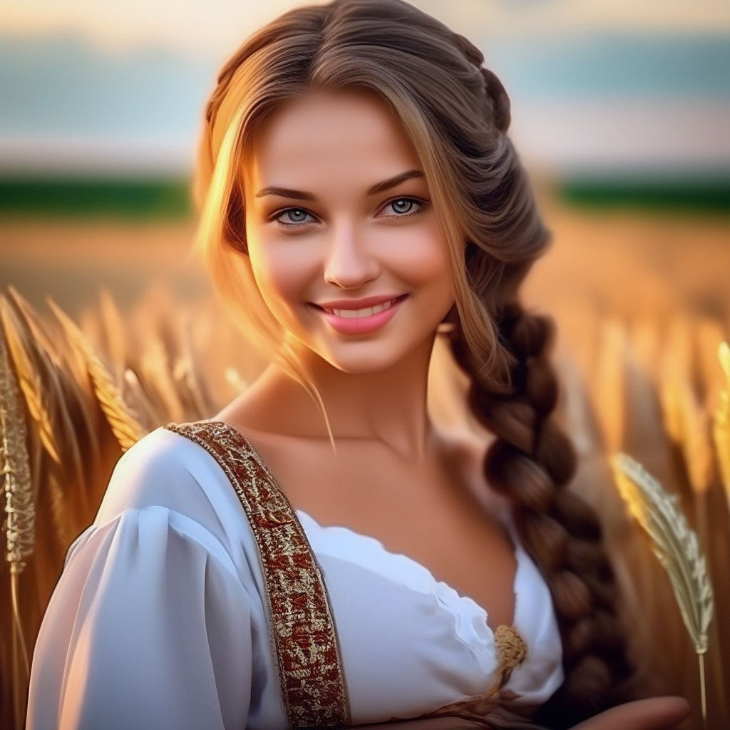 "Russia in the image of a beautiful girl! Russian Russian Russian ...