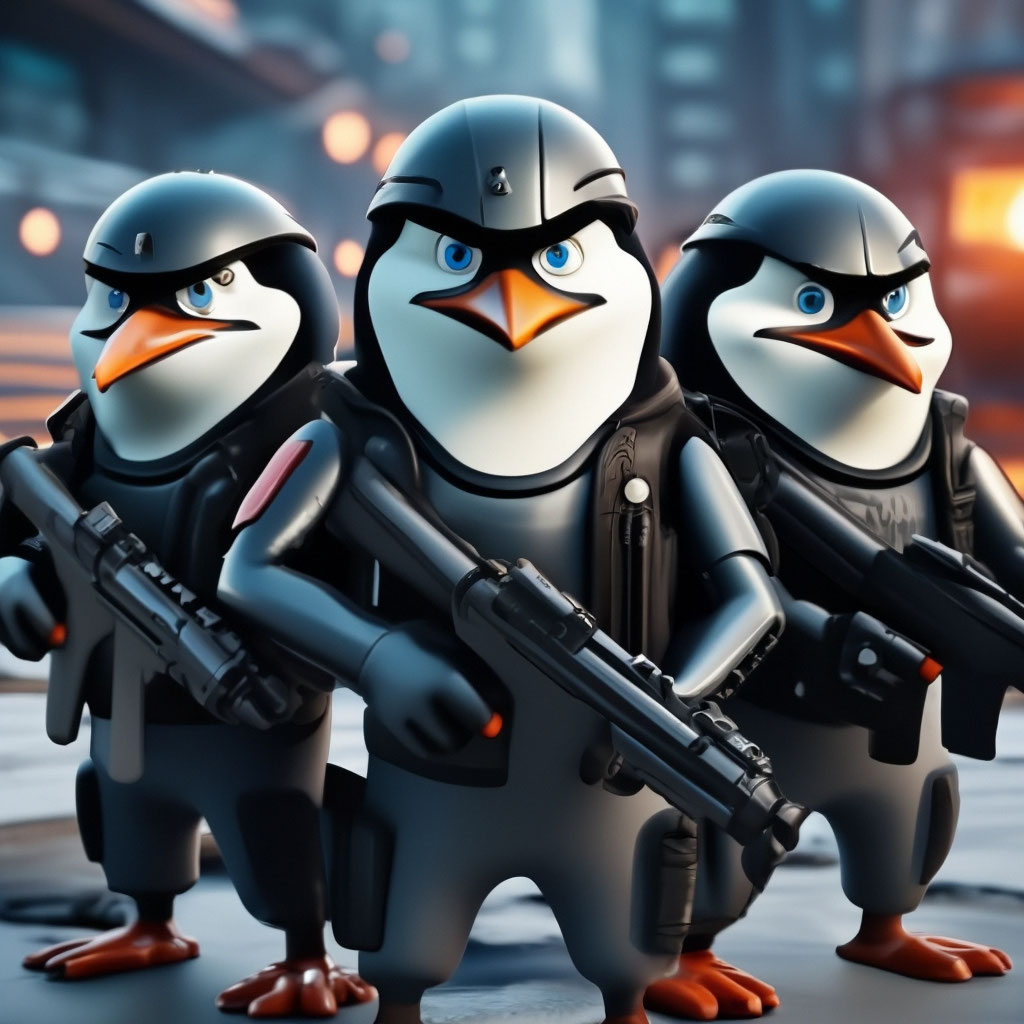 "Penguins from Madagascar in the form of special forces" — image ...
