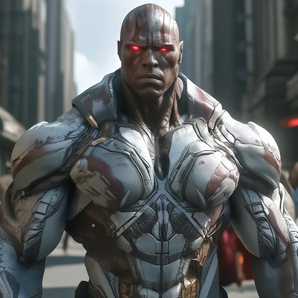 "Human titan mutant realistic, 8k" — image created in Shedevrum