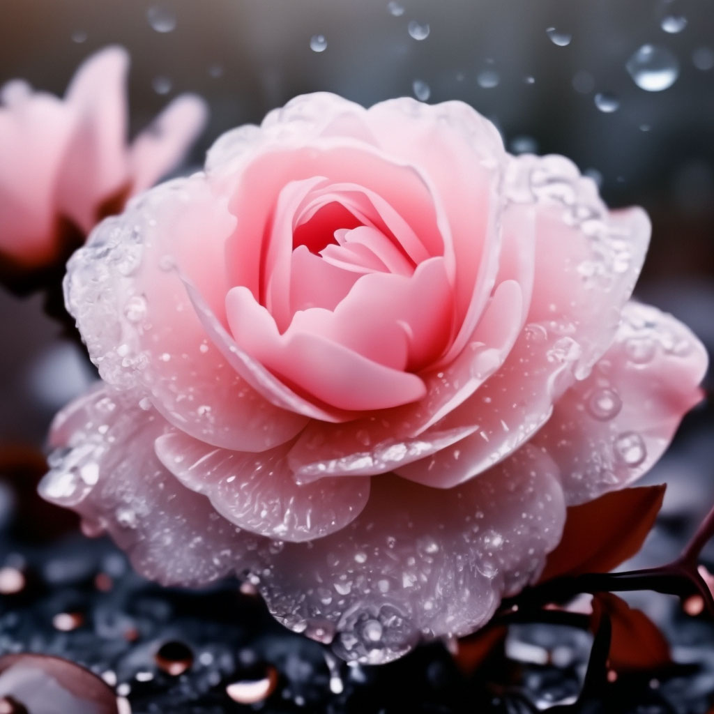 "Pale pink, chocolate, flowers, amazing, magically, gently, sparkling ...