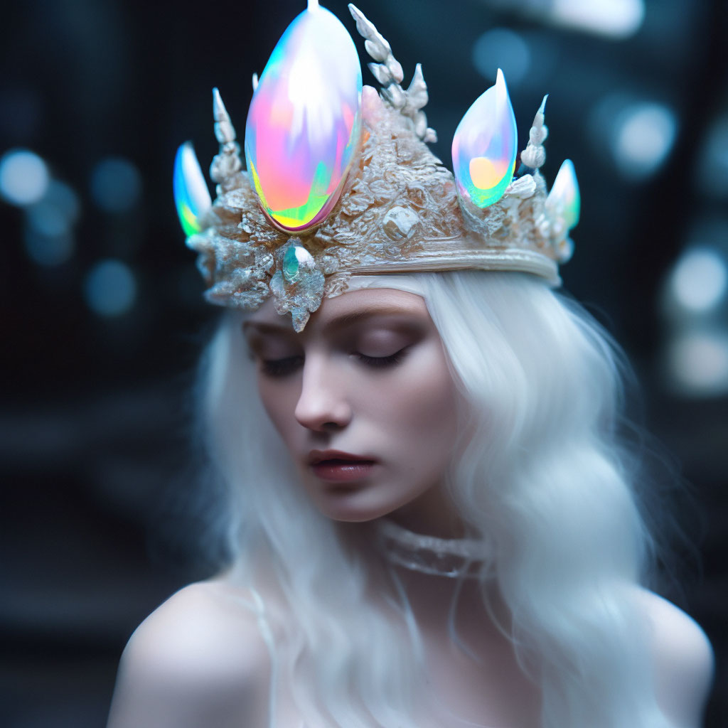 "🧐 very. opal, translucent. diadem. panorama, romanticism. RAW photo ...