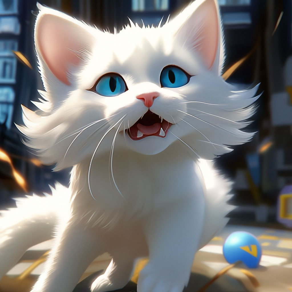 "Koto-Mission, fluffiness, completed, claws to tear, foreshortening ...