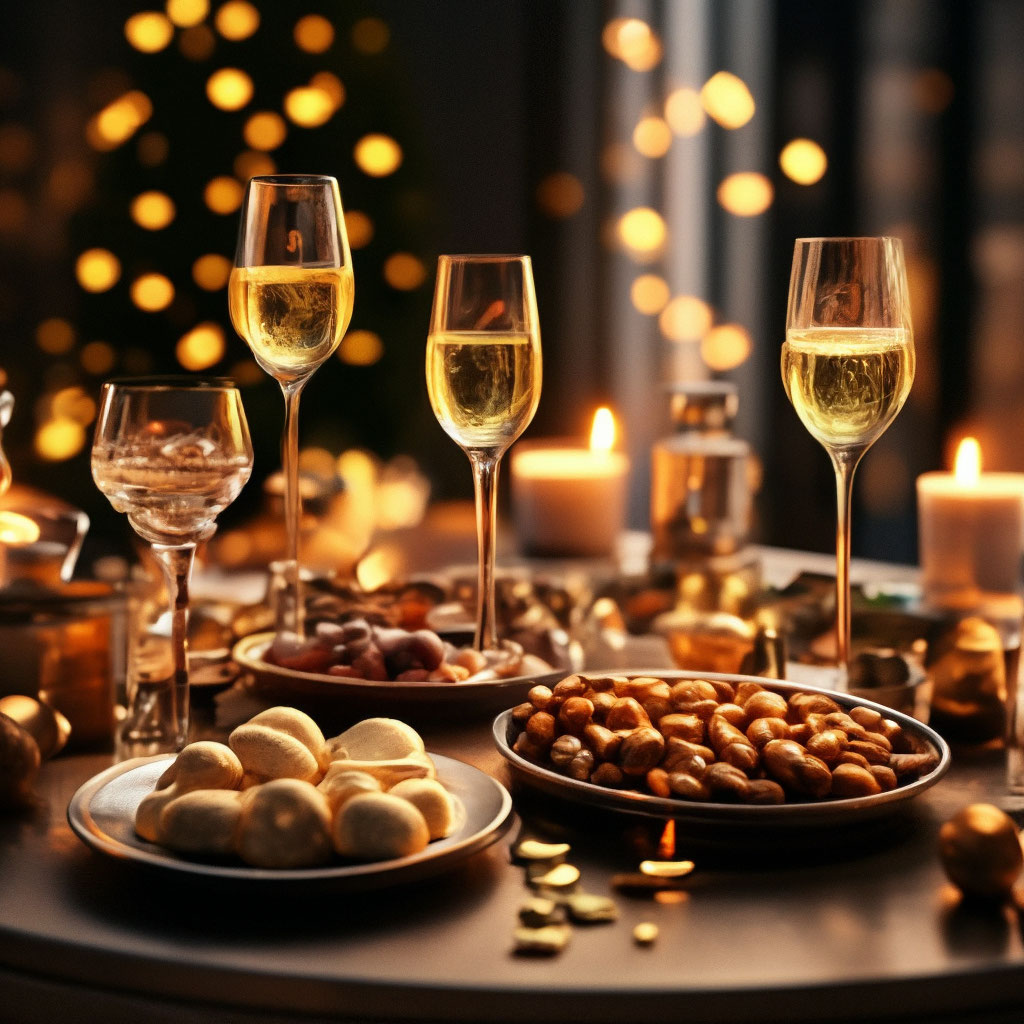 "Magical and charming atmosphere of the new year. a rich New Year's ...