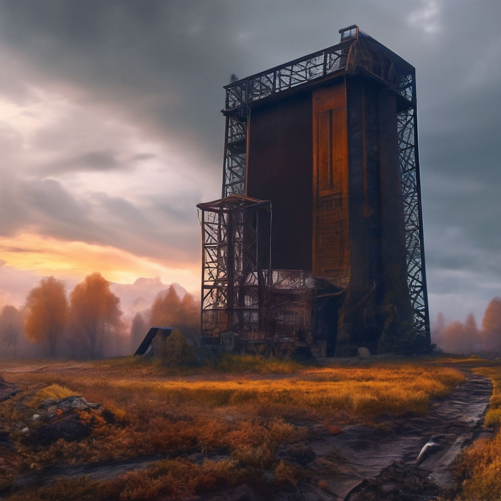 "Post apocalypse, Chernobyl exclusion zone, professional photo of old ...