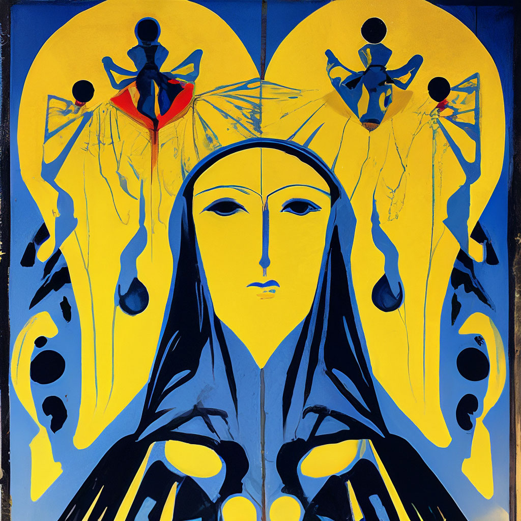 "In Henri Matisse style! Angels don't live here anymore. HyperRealistic ...