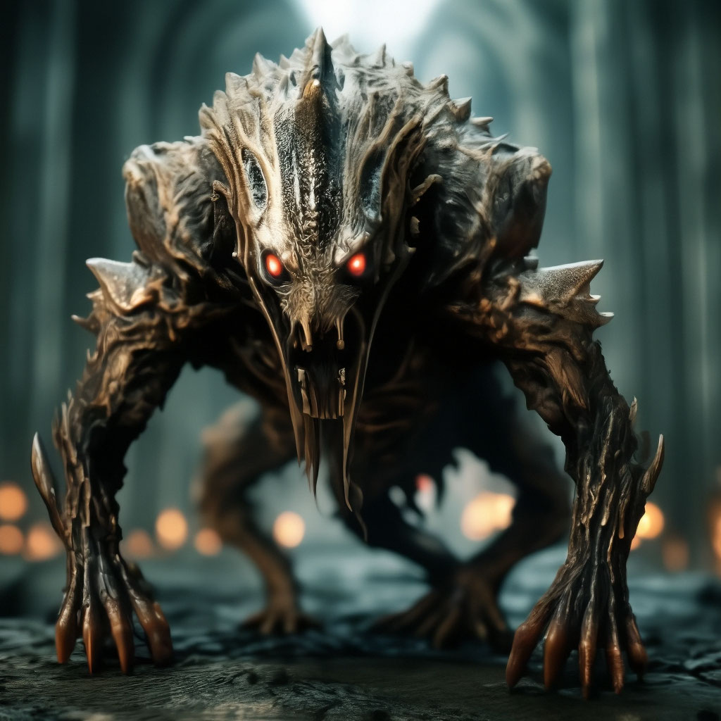 "A weak creature from which it is impossible to escape" — image created ...