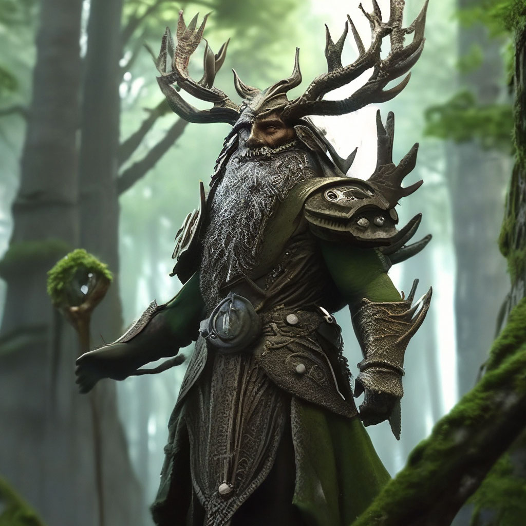"Druid is the spirit of the forest, an ancient mythical creature ...