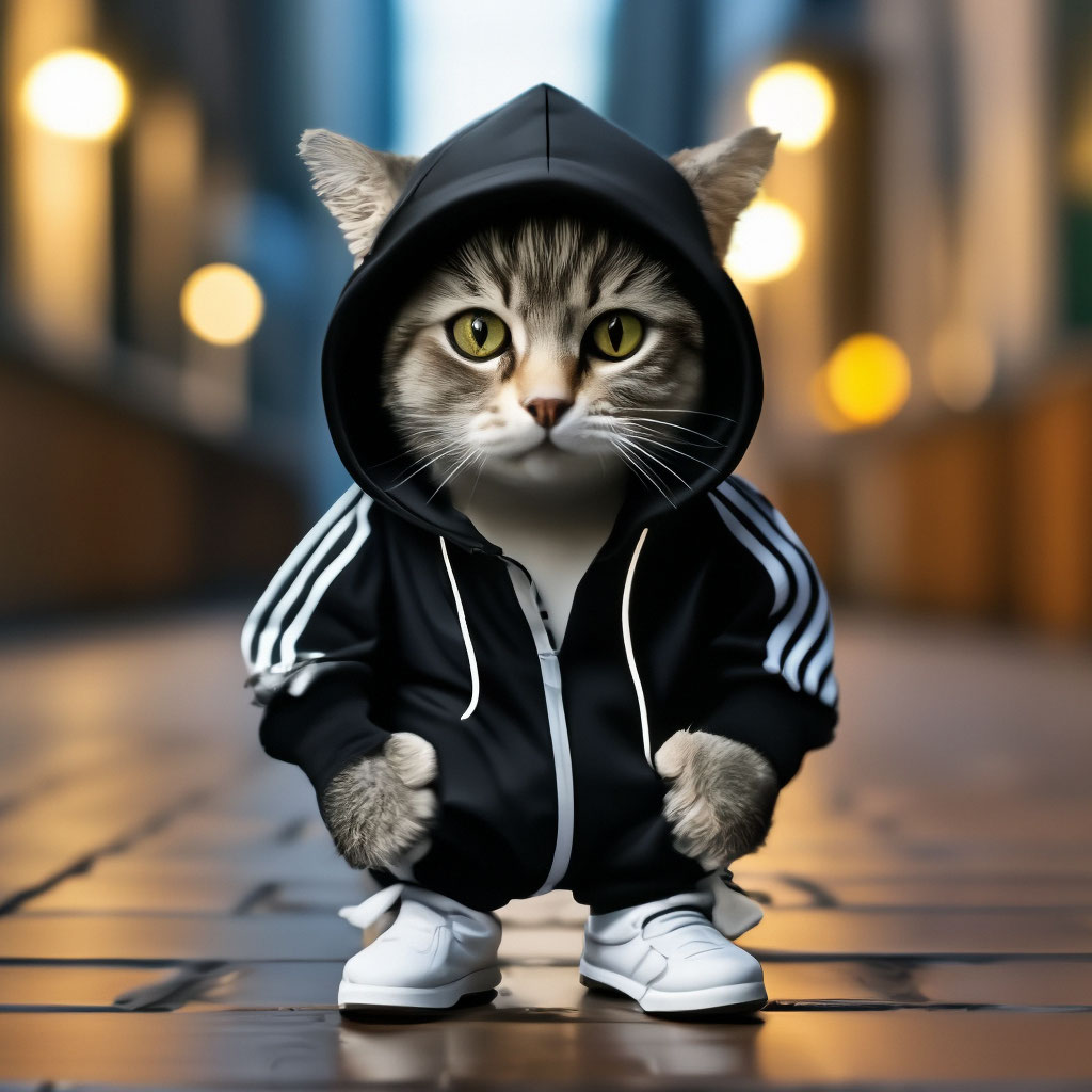 "The cat is a gopnik - Are there any fish?And if I find?? a miniature ...