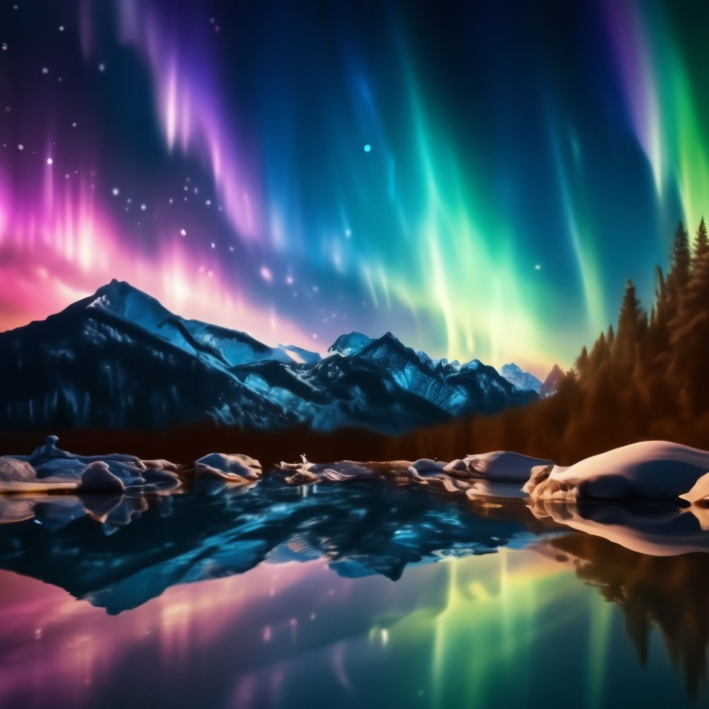 "Northern lights solar wind a look into the future botanical lumen air ...