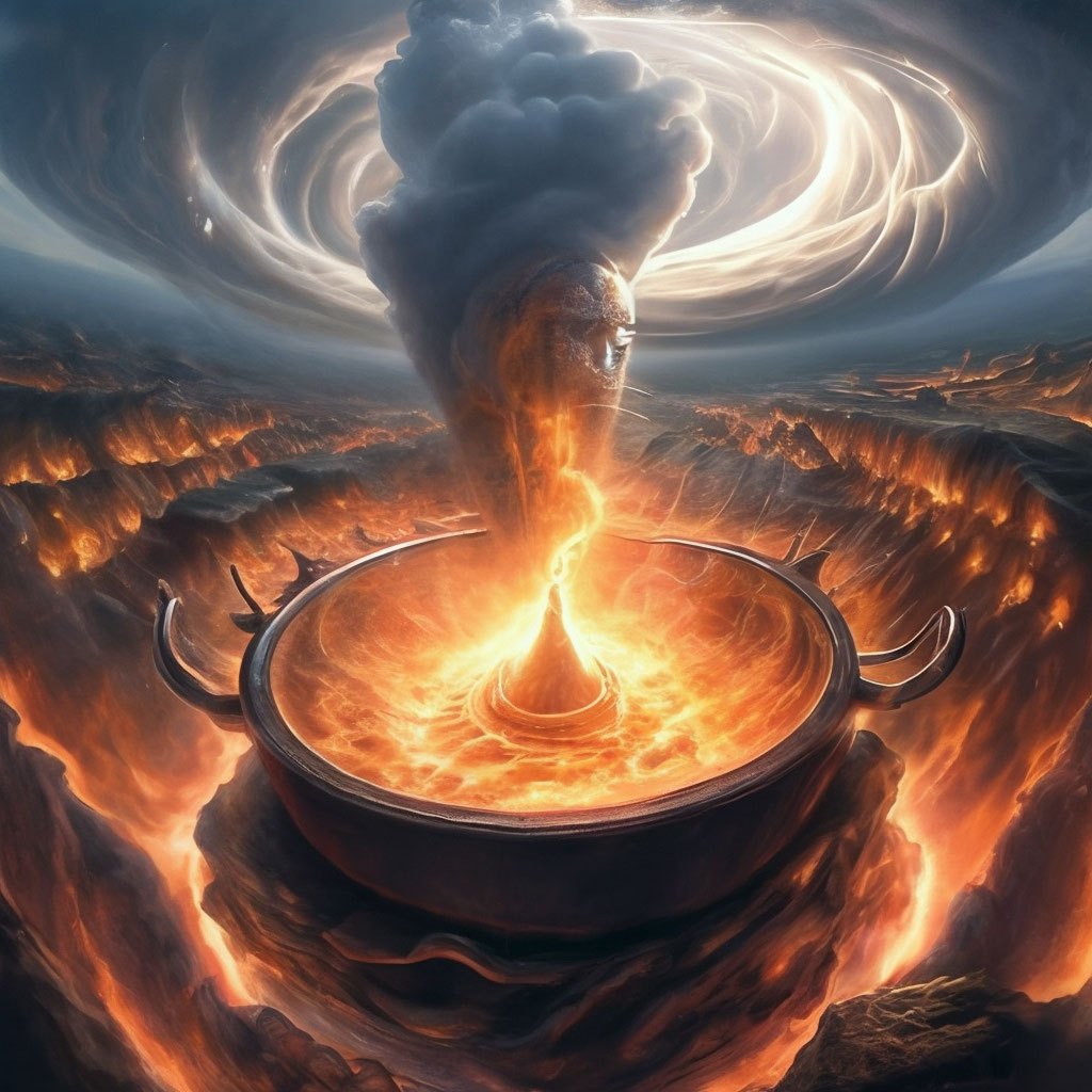"The underworld, the cauldron of souls in which souls are located ...