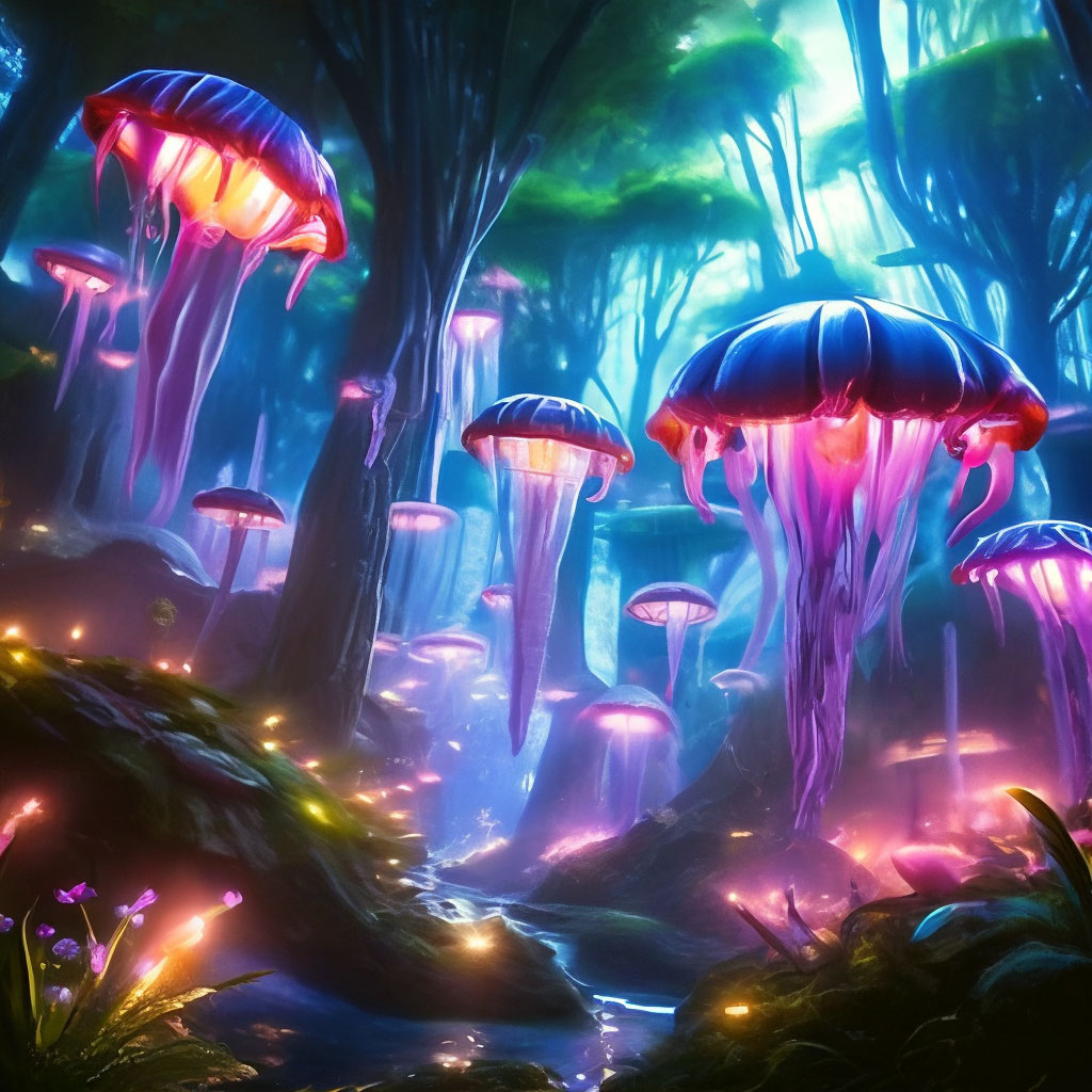 "A gorgeous dense forest on the planet Pandora fabulous beautiful ...